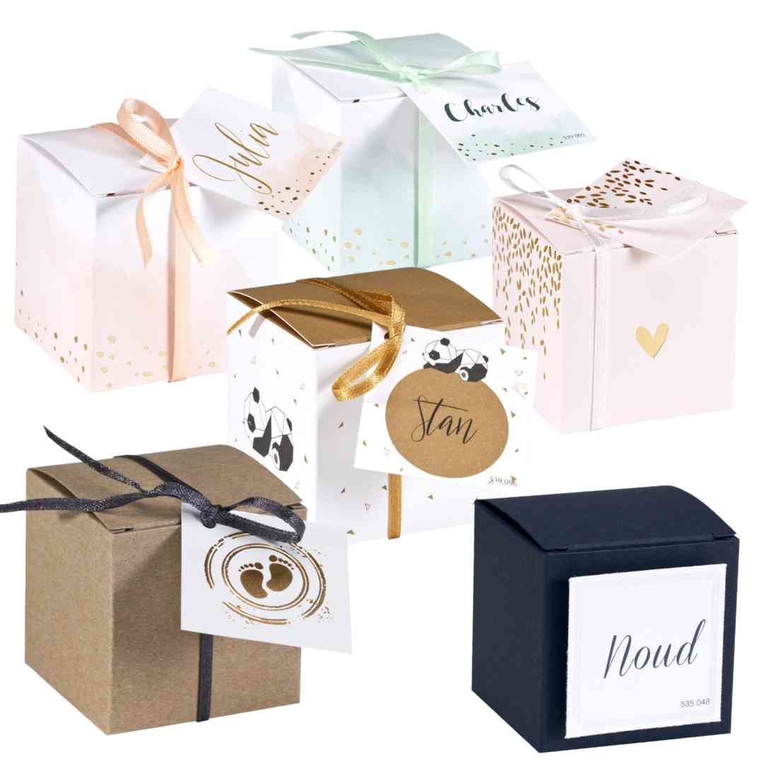 Ontdek de perfecte kubus doosjes voor doopsuiker | OptimaDoopsuiker